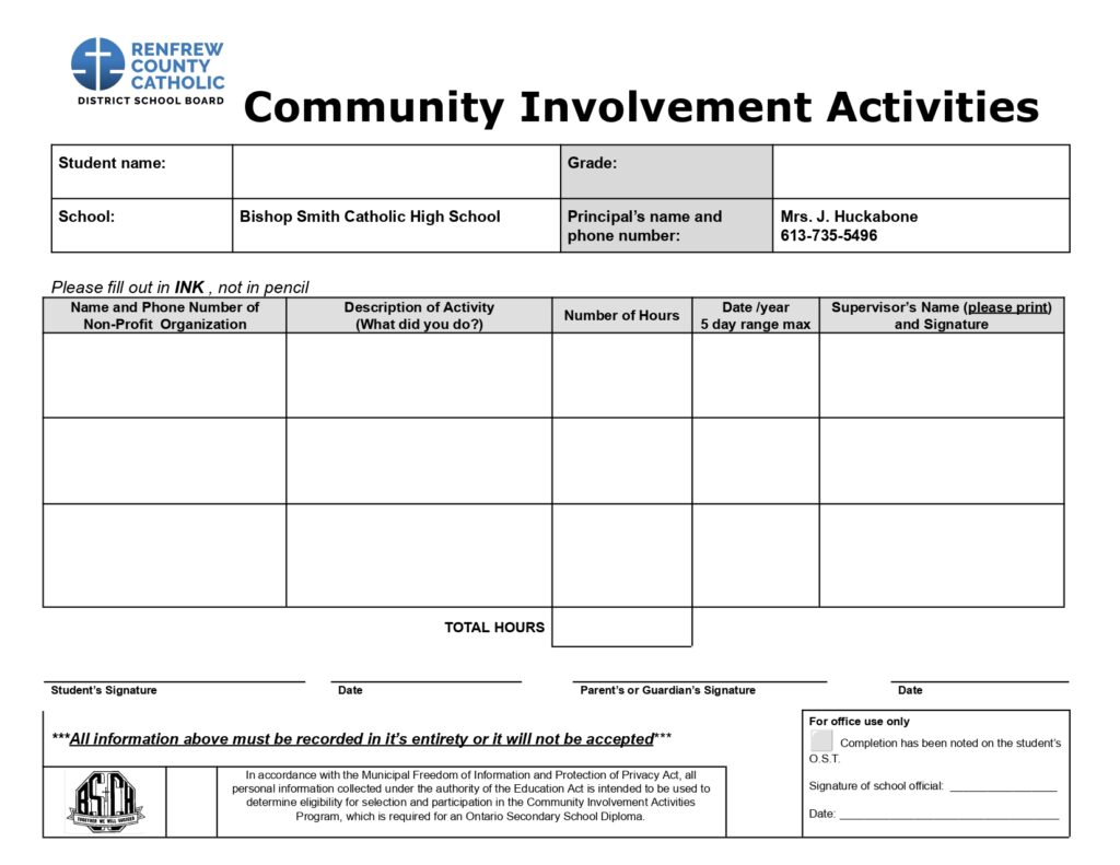 BSCH Student Services | Renfrew County Catholic District School Board